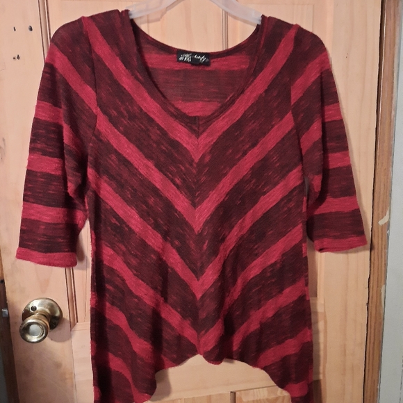 Absolutely Famous | Tops | 2 Absolutely Famous Vneck Top 1x | Poshmark